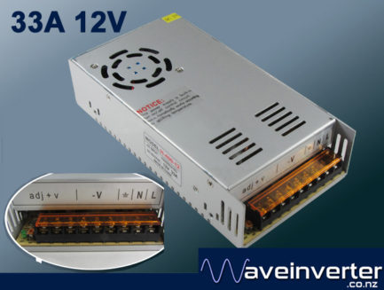 AC to 12v 33A DC Power Supply | Waveinverter